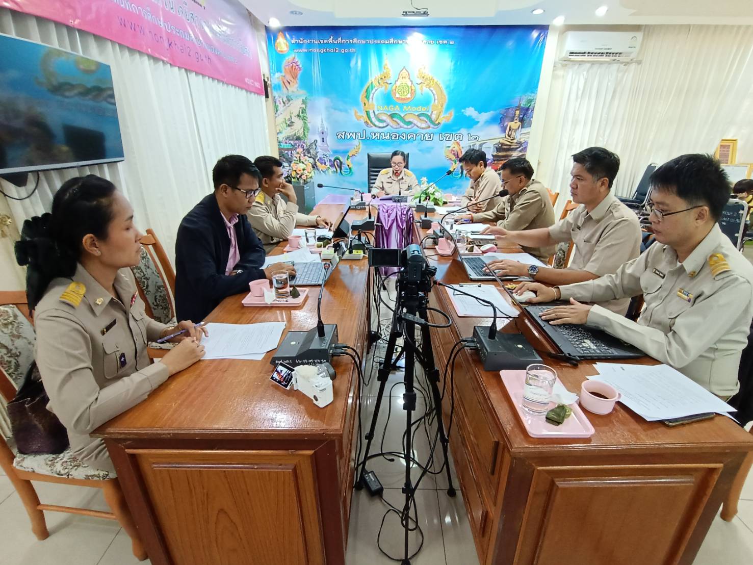 ร่วมการประชุมคณะกรรมการดำเนินงานการประชุมเชิงปฏิบัติการการทบทวนการบันทึกผลการเรียนโปรแกรมระบบ ...